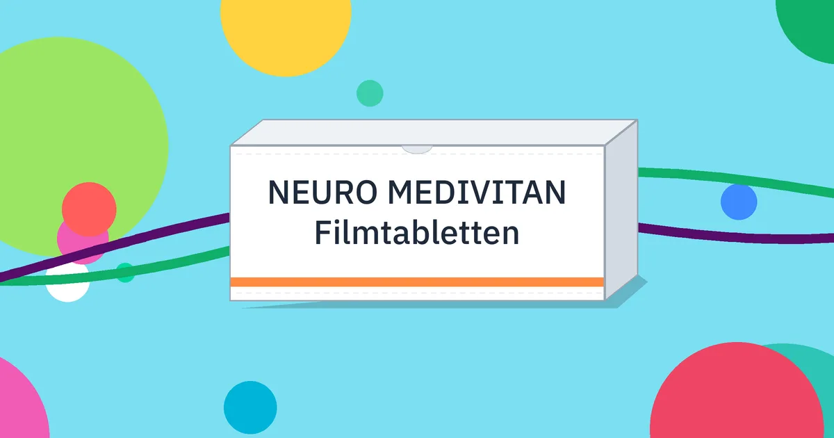 Symbolbild: Packung mit der Aufschrift NEURO MEDIVITAN Filmtabletten (PZN 10311617) – Verfügbarkeit und Bezug in Apotheken in Frankfurt am Main