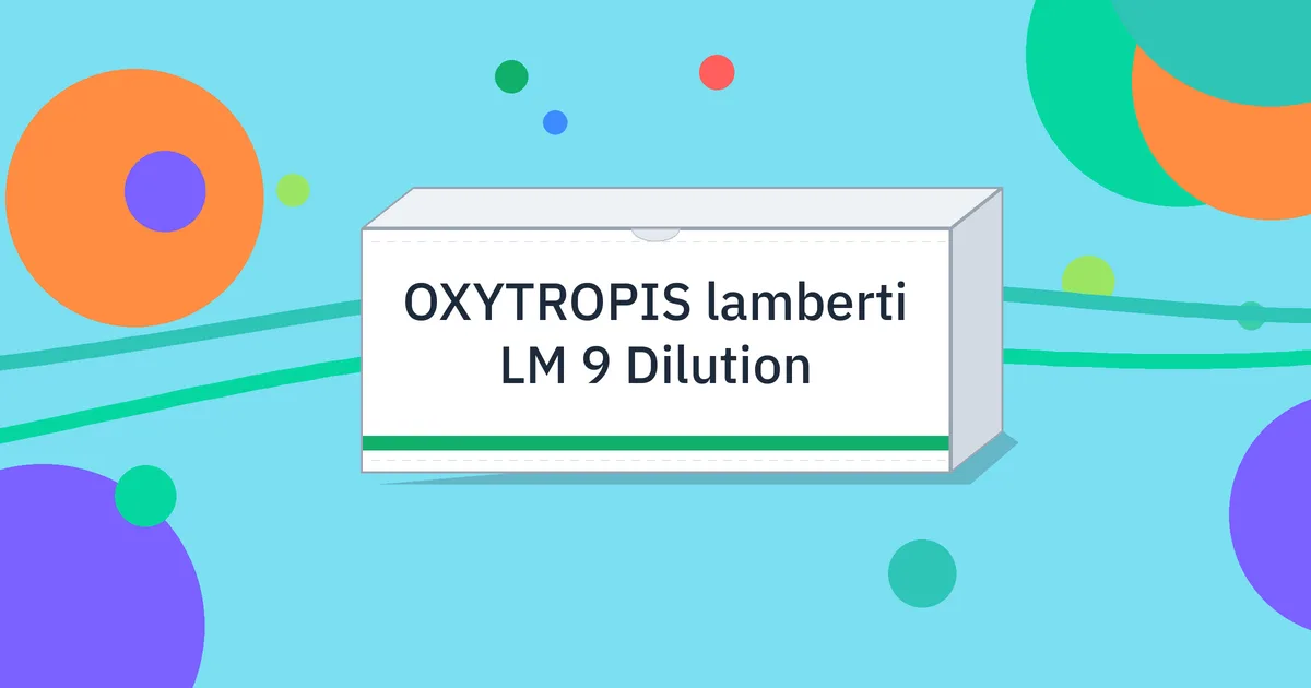 Symbolbild: Packung mit der Aufschrift OXYTROPIS lamberti LM 9 Dilution (PZN 13629811) – Verfügbarkeit und Bezug in Apotheken in Frankfurt am Main