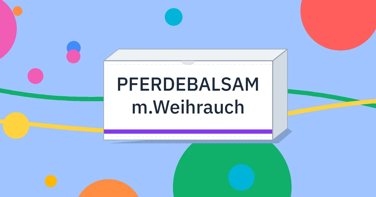 Symbolbild: Packung mit der Aufschrift PFERDEBALSAM m.Weihrauch (PZN 12361080) – Verfügbarkeit und Bezug in Apotheken in Frankfurt am Main
