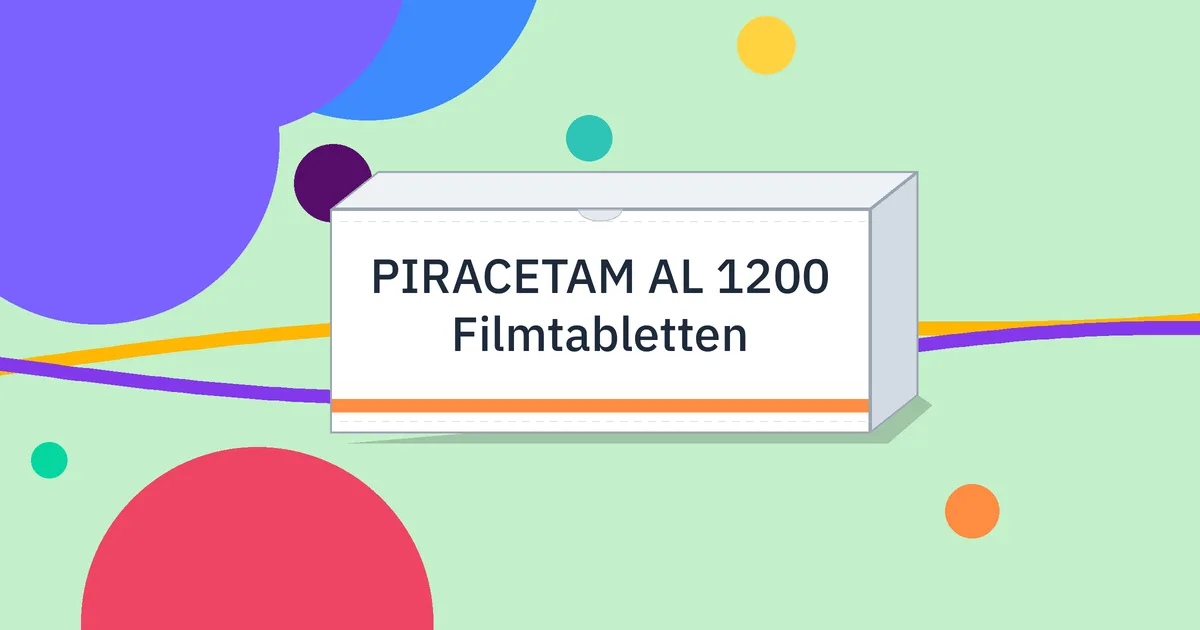 Symbolbild: Packung mit der Aufschrift PIRACETAM AL 1200 Filmtabletten (PZN 08516890) – Verfügbarkeit und Bezug in Apotheken in Frankfurt am Main