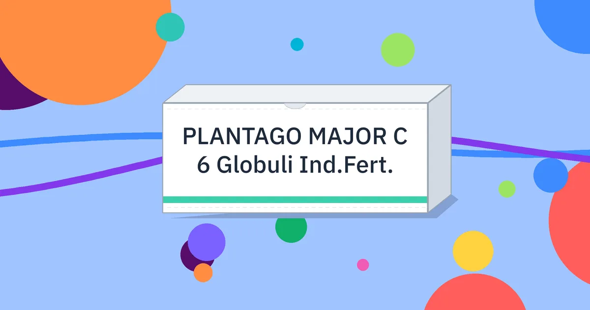 Symbolbild: Packung mit der Aufschrift PLANTAGO MAJOR C 6 Globuli Ind.Fert. (PZN 17718641) – Verfügbarkeit und Bezug in Apotheken in Frankfurt am Main