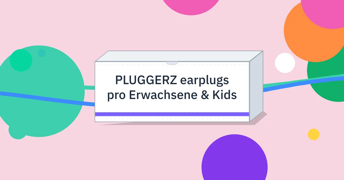 Symbolbild: Packung mit der Aufschrift PLUGGERZ earplugs pro Erwachsene & Kids (PZN 16369925) – Verfügbarkeit und Bezug in Apotheken in Frankfurt am Main