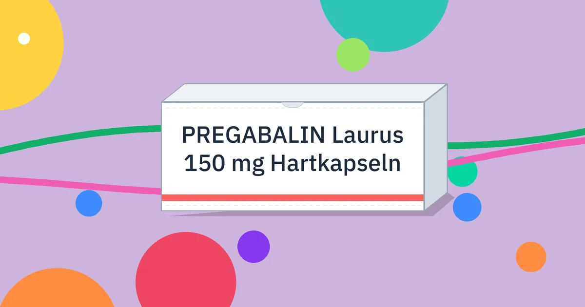 Symbolbild: Packung mit der Aufschrift PREGABALIN Laurus 150 mg Hartkapseln (PZN 16241036) – Verfügbarkeit und Bezug in Apotheken in Frankfurt am Main