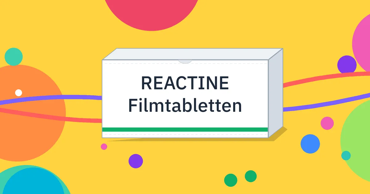Symbolbild: Packung mit der Aufschrift REACTINE Filmtabletten (PZN 02152240) – Verfügbarkeit und Bezug in Apotheken in Frankfurt am Main