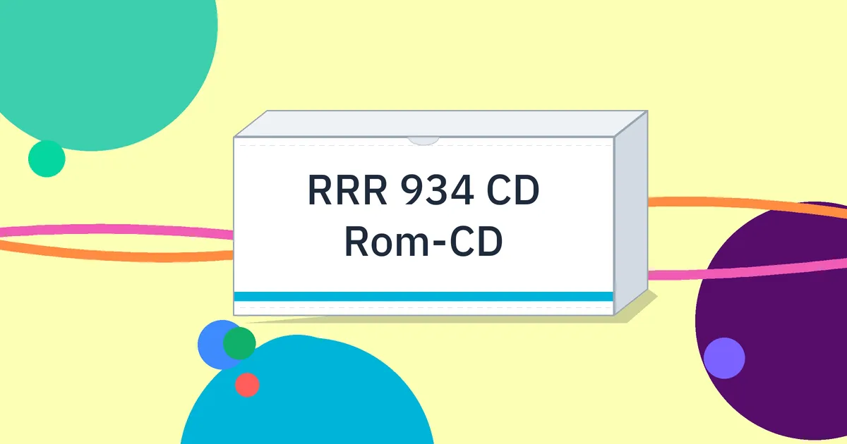 Symbolbild: Packung mit der Aufschrift RRR 934 CD Rom-CD (PZN 05975918) – Verfügbarkeit und Bezug in Apotheken in Frankfurt am Main
