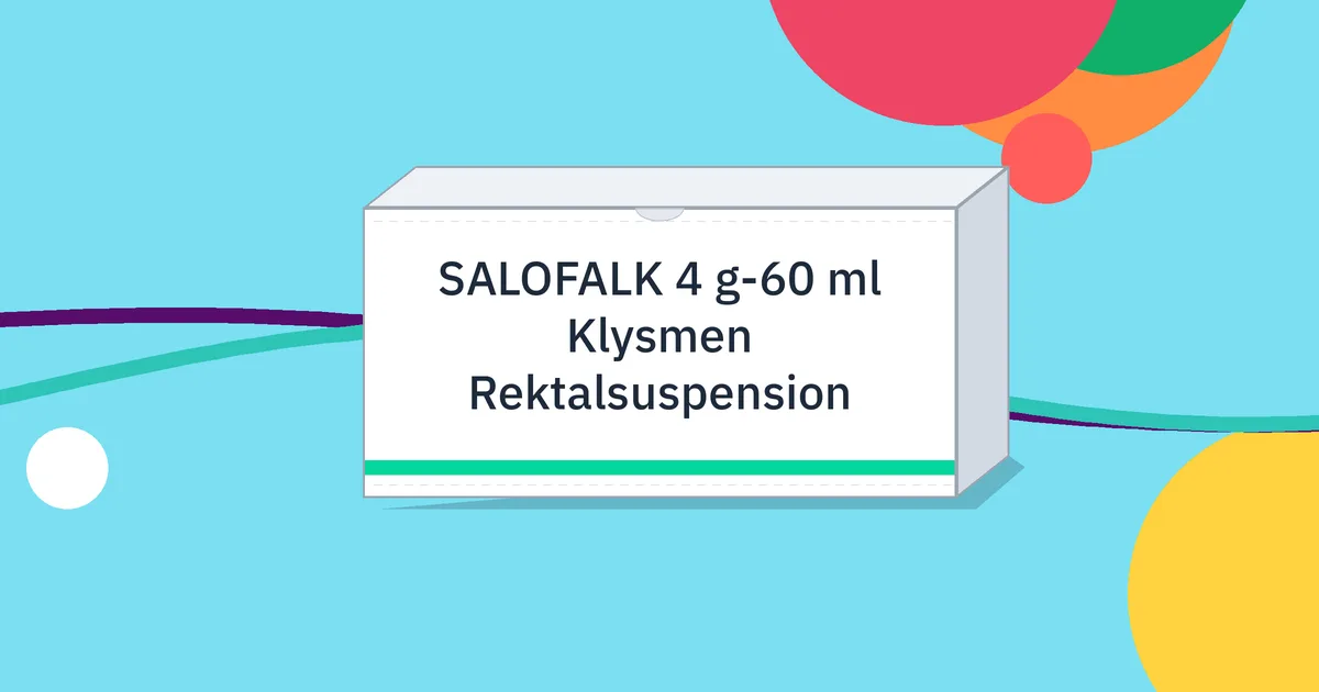 Symbolbild: Packung mit der Aufschrift SALOFALK 4 g-60 ml Klysmen Rektalsuspension (PZN 07452805) – Verfügbarkeit und Bezug in Apotheken in Frankfurt am Main