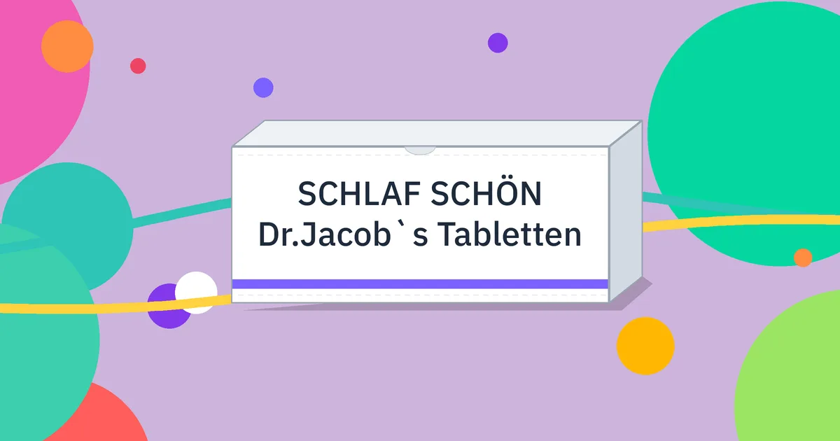 Symbolbild: Packung mit der Aufschrift SCHLAF SCHÖN Dr.Jacob`s Tabletten (PZN 17491120) – Verfügbarkeit und Bezug in Apotheken in Frankfurt am Main