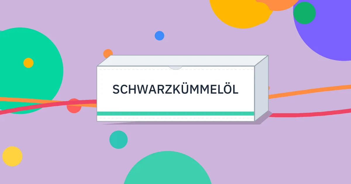 Symbolbild: Packung mit der Aufschrift SCHWARZKÜMMELÖL (PZN 16226232) – Verfügbarkeit und Bezug in Apotheken in Frankfurt am Main