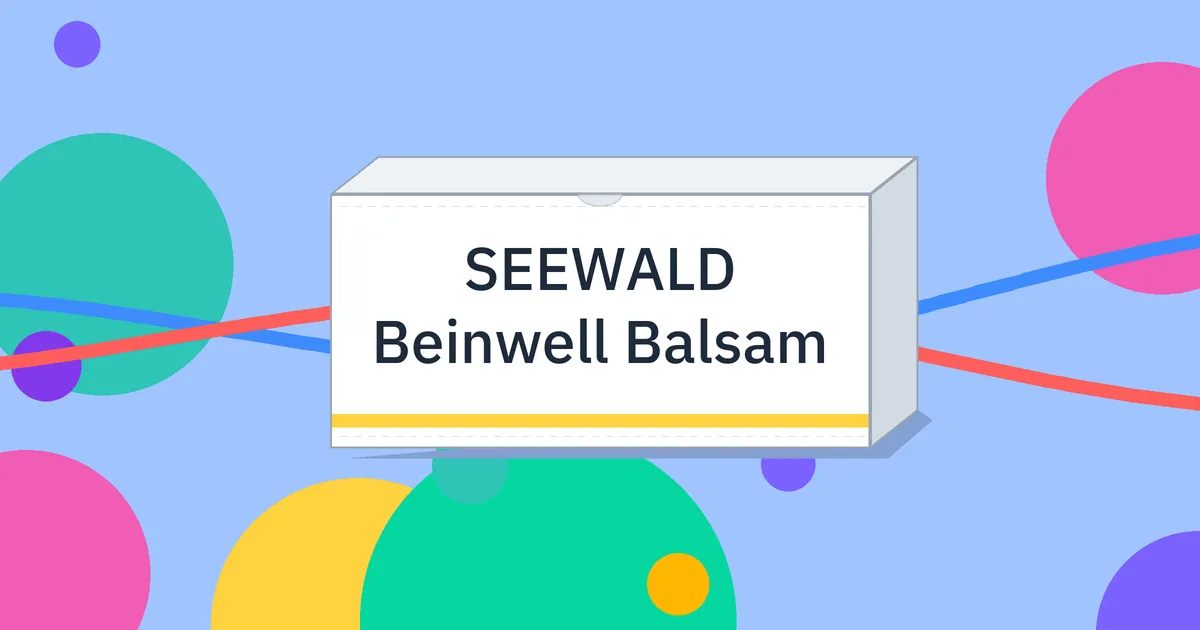 Symbolbild: Packung mit der Aufschrift SEEWALD Beinwell Balsam (PZN 13171654) – Verfügbarkeit und Bezug in Apotheken in Frankfurt am Main