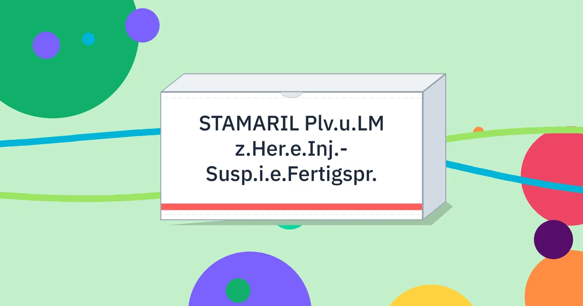 Symbolbild: Packung mit der Aufschrift STAMARIL Plv.u.LM z.Her.e.Inj.-Susp.i.e.Fertigspr. (PZN 18823133) – Verfügbarkeit und Bezug in Apotheken in Frankfurt am Main