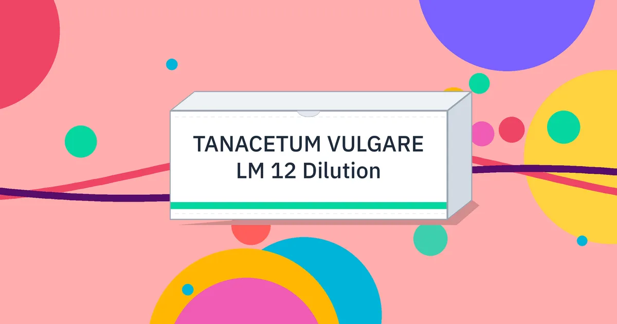 Symbolbild: Packung mit der Aufschrift TANACETUM VULGARE LM 12 Dilution (PZN 13213051) – Verfügbarkeit und Bezug in Apotheken in Frankfurt am Main