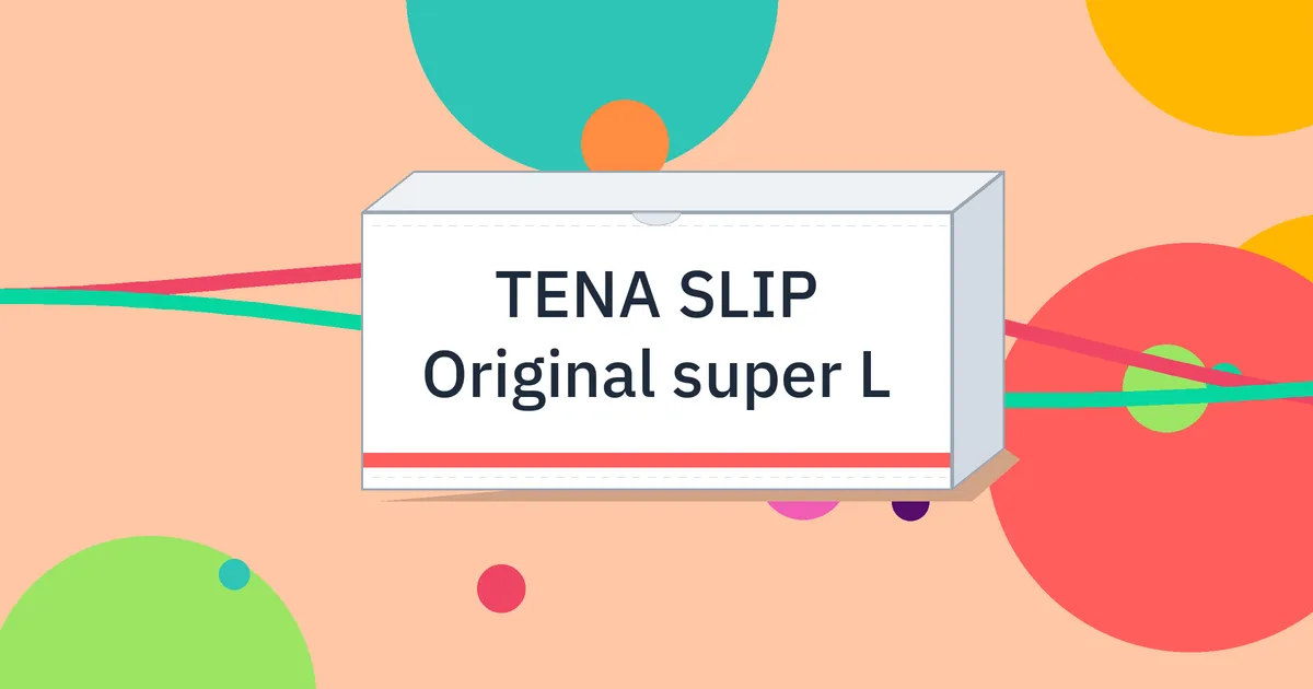 Symbolbild: Packung mit der Aufschrift TENA SLIP Original super L (PZN 11307397) – Verfügbarkeit und Bezug in Apotheken in Frankfurt am Main
