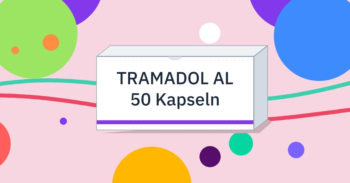 Symbolbild: Packung mit der Aufschrift TRAMADOL AL 50 Kapseln (PZN 07493112) – Verfügbarkeit und Bezug in Apotheken in Frankfurt am Main