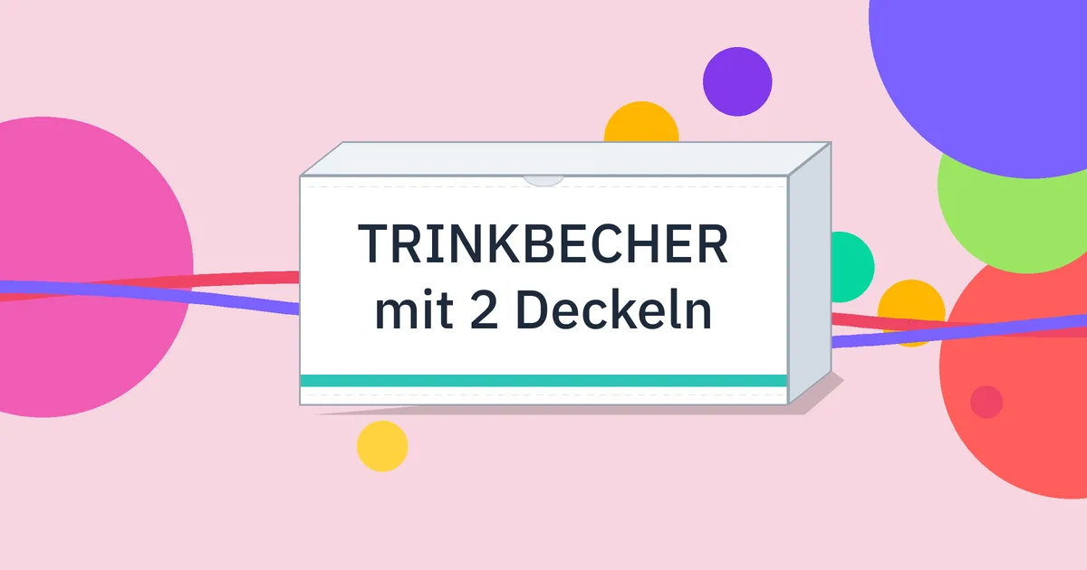Symbolbild: Packung mit der Aufschrift TRINKBECHER mit 2 Deckeln (PZN 03494379) – Verfügbarkeit und Bezug in Apotheken in Frankfurt am Main