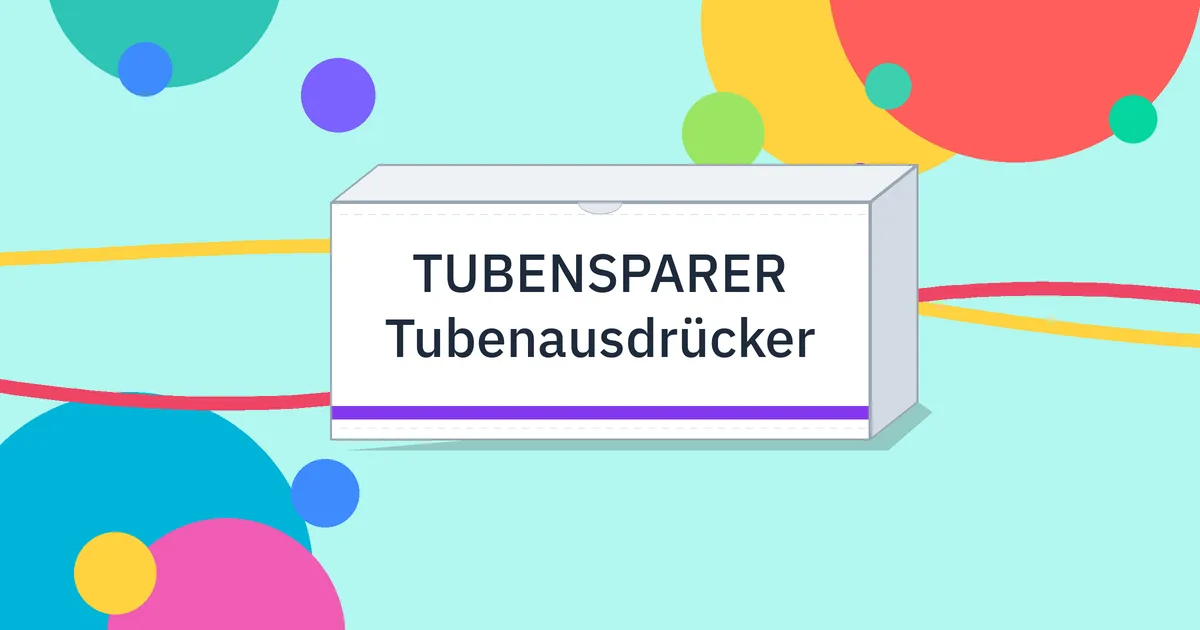 Symbolbild: Packung mit der Aufschrift TUBENSPARER Tubenausdrücker (PZN 09606365) – Verfügbarkeit und Bezug in Apotheken in Frankfurt am Main