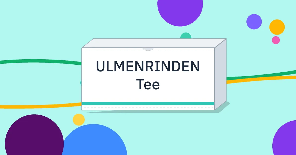 Symbolbild: Packung mit der Aufschrift ULMENRINDEN Tee (PZN 18396636) – Verfügbarkeit und Bezug in Apotheken in Frankfurt am Main