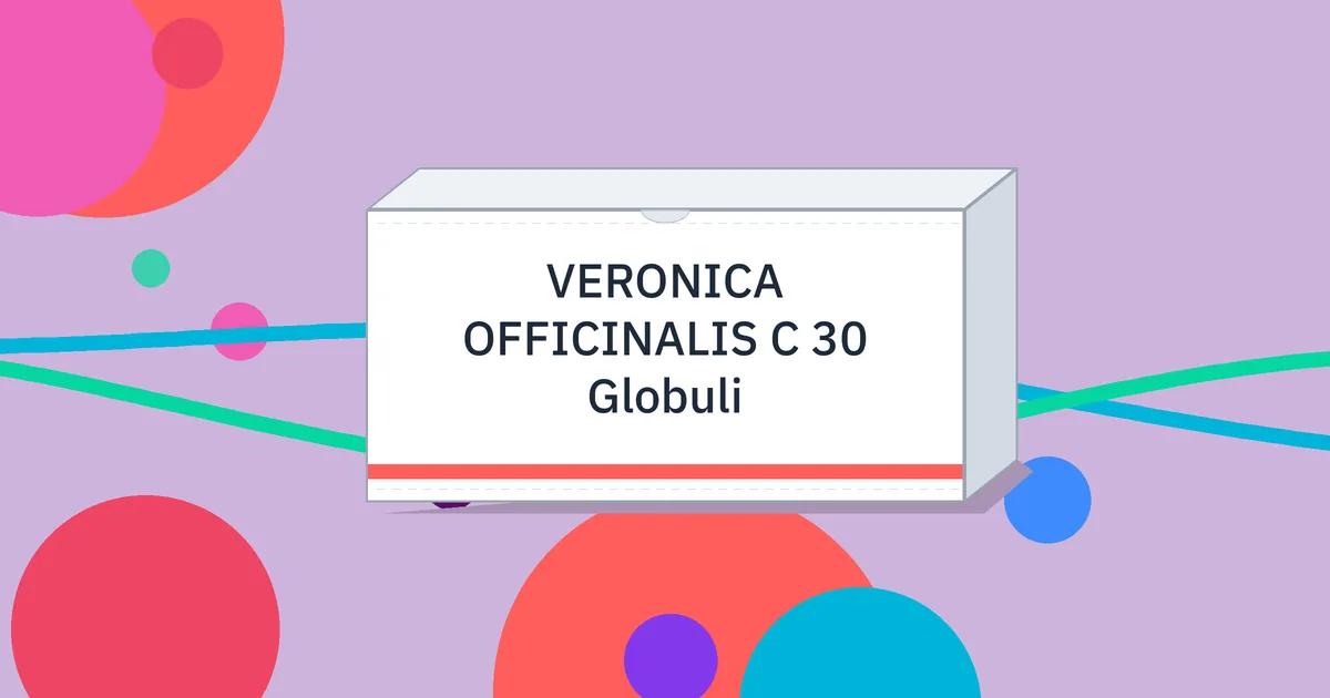 Symbolbild: Packung mit der Aufschrift VERONICA OFFICINALIS C 30 Globuli (PZN 16694542) – Verfügbarkeit und Bezug in Apotheken in Frankfurt am Main