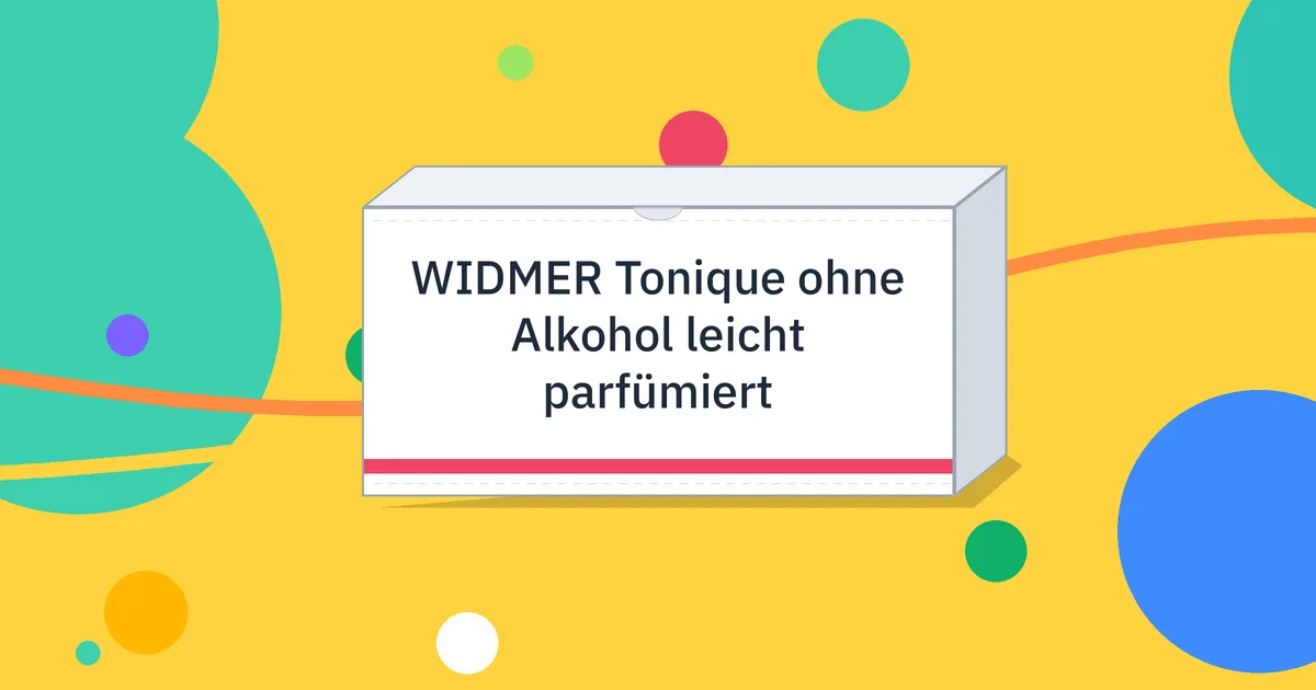 Symbolbild: Packung mit der Aufschrift WIDMER Tonique ohne Alkohol leicht parfümiert (PZN 09949131) – Verfügbarkeit und Bezug in Apotheken in Frankfurt am Main