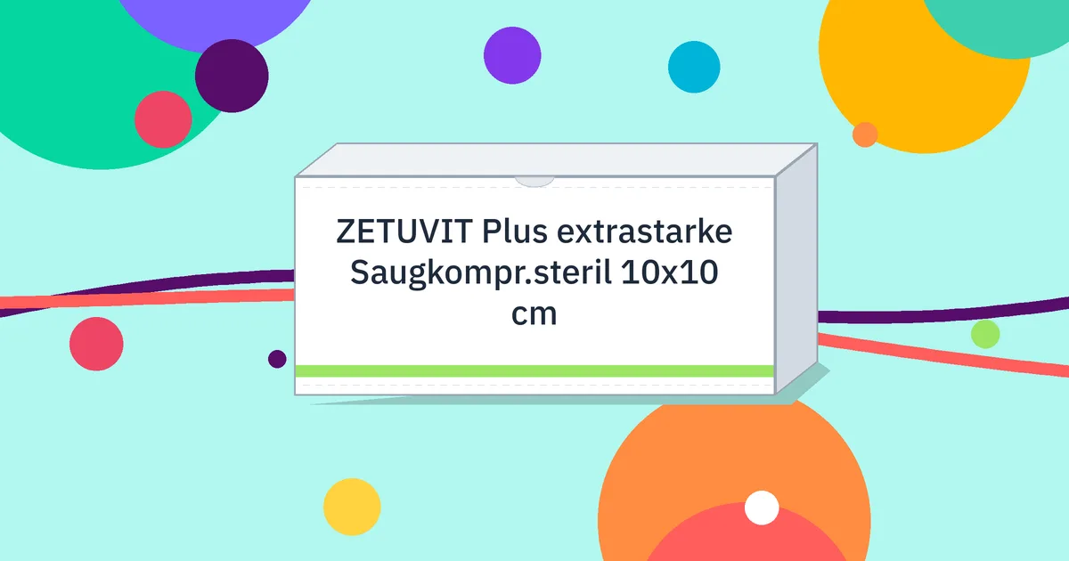 Symbolbild: Packung mit der Aufschrift ZETUVIT Plus extrastarke Saugkompr.steril 10x10 cm (PZN 17164071) – Verfügbarkeit und Bezug in Apotheken in Frankfurt am Main