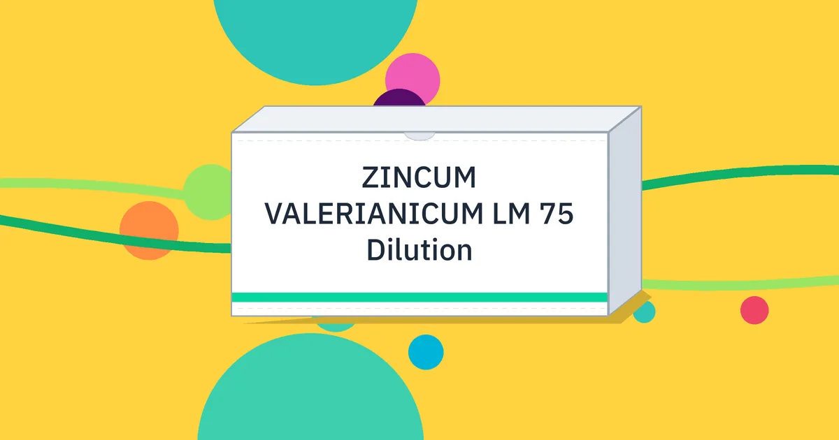 Symbolbild: Packung mit der Aufschrift ZINCUM VALERIANICUM LM 75 Dilution (PZN 13301370) – Verfügbarkeit und Bezug in Apotheken in Frankfurt am Main