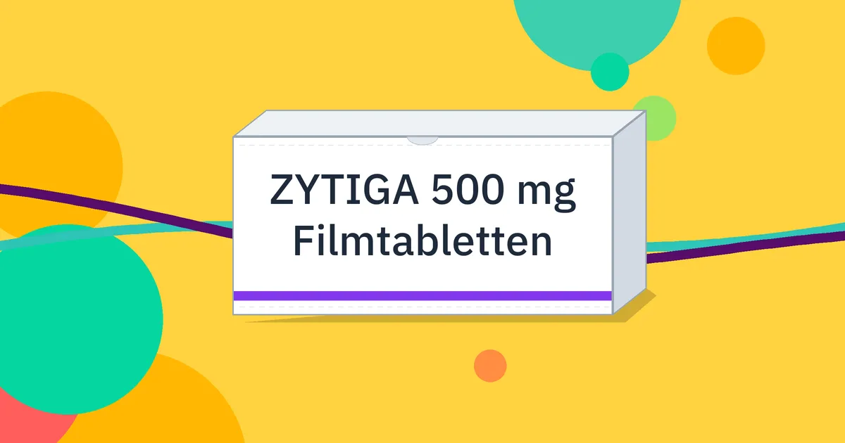 Symbolbild: Packung mit der Aufschrift ZYTIGA 500 mg Filmtabletten (PZN 14386500) – Verfügbarkeit und Bezug in Apotheken in Frankfurt am Main