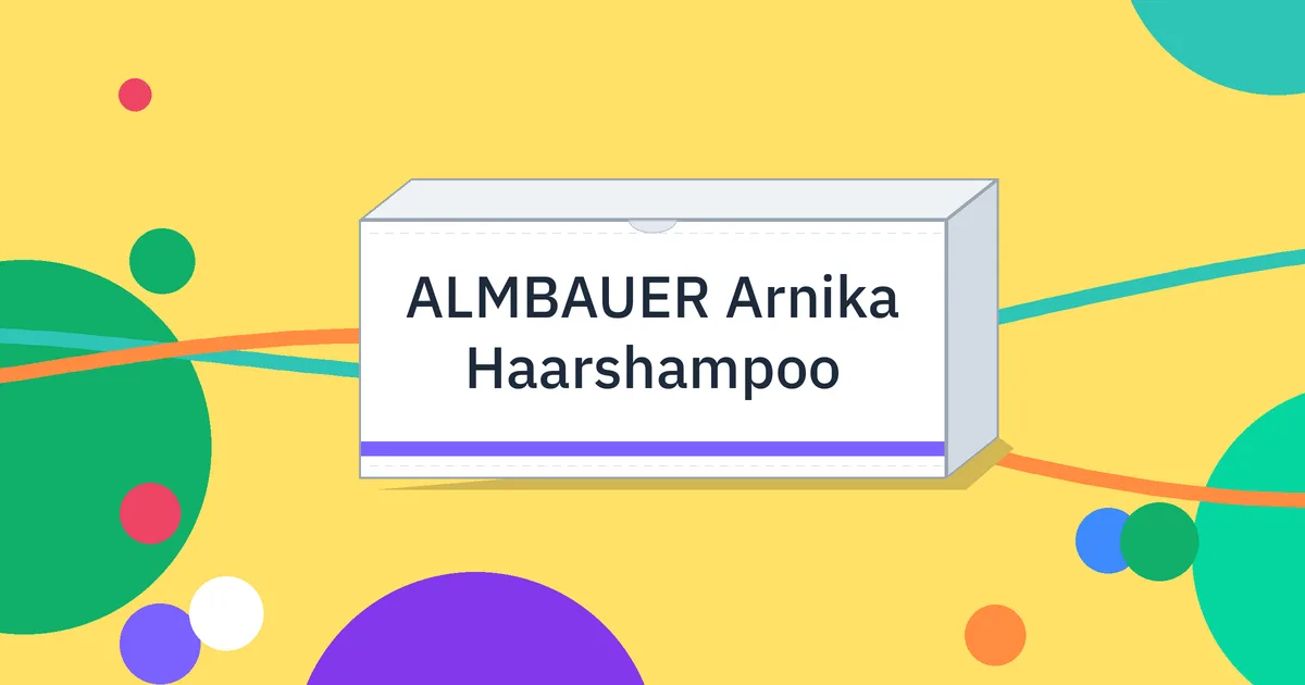 Symbolbild: Packung mit der Aufschrift ALMBAUER Arnika Haarshampoo (PZN 07237969) – Verfügbarkeit und Bezug in Apotheken in Frankfurt am Main