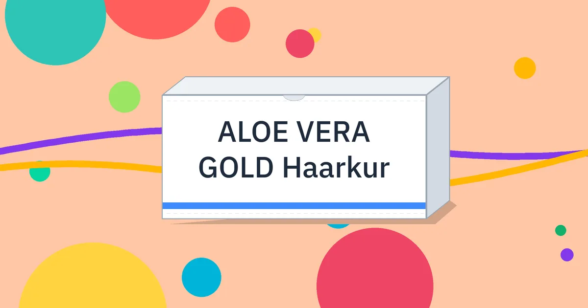 Symbolbild: Packung mit der Aufschrift ALOE VERA GOLD Haarkur (PZN 17454596) – Verfügbarkeit und Bezug in Apotheken in Frankfurt am Main