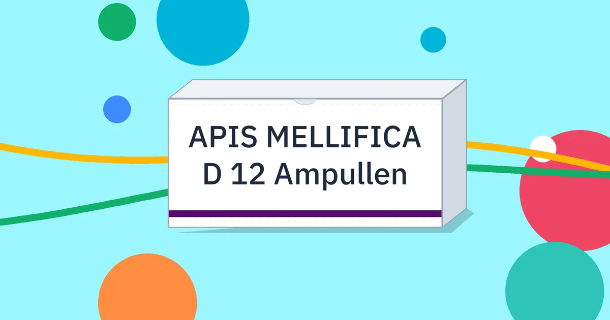 Symbolbild: Packung mit der Aufschrift APIS MELLIFICA D 12 Ampullen (PZN 11704000) – Verfügbarkeit und Bezug in Apotheken in Frankfurt am Main
