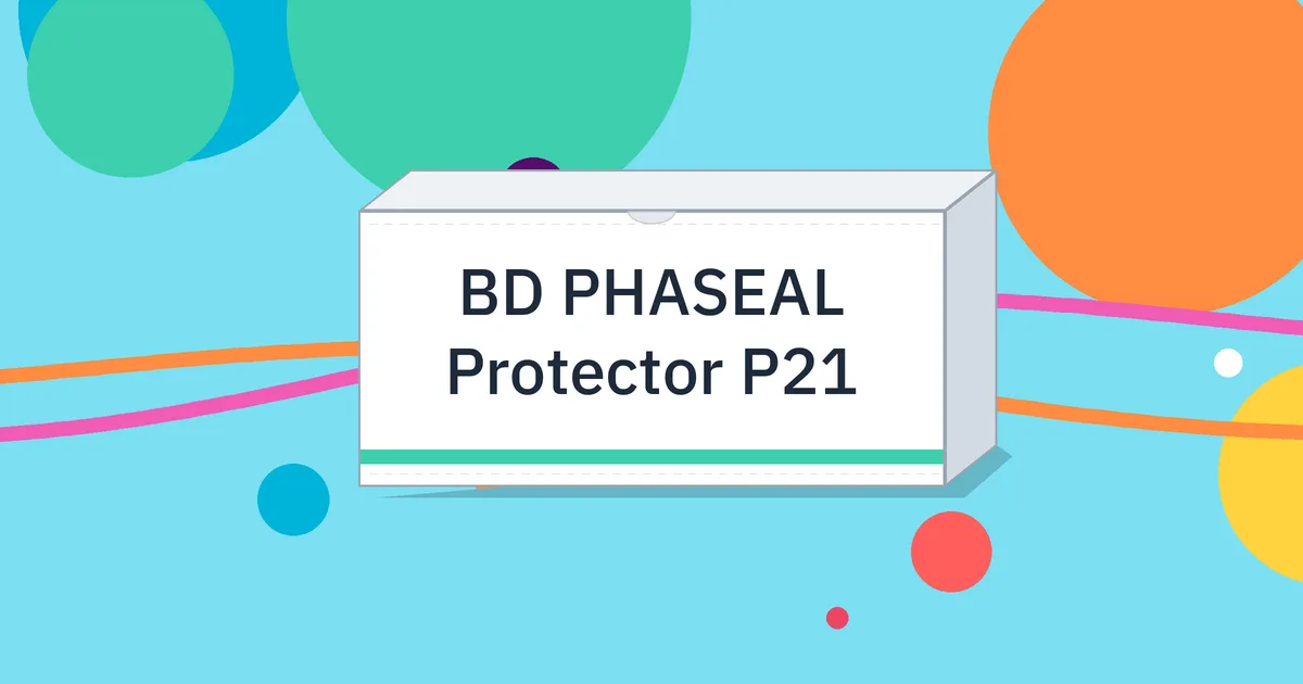 Symbolbild: Packung mit der Aufschrift BD PHASEAL Protector P21 (PZN 07012880) – Verfügbarkeit und Bezug in Apotheken in Frankfurt am Main