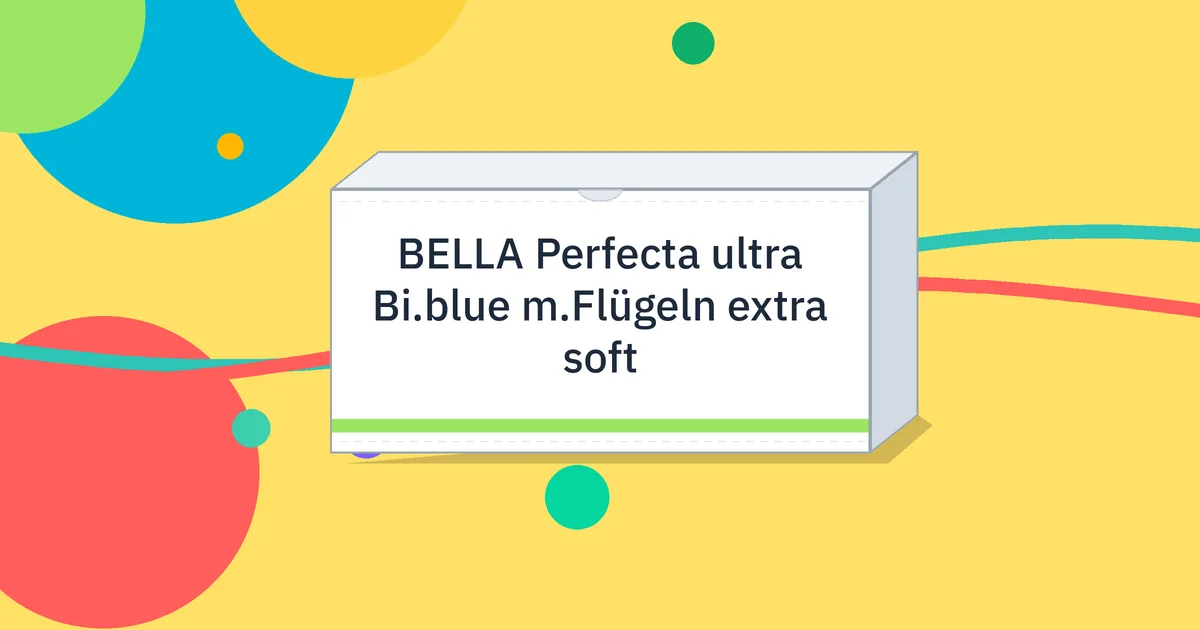 Symbolbild: Packung mit der Aufschrift BELLA Perfecta ultra Bi.blue m.Flügeln extra soft (PZN 11276573) – Verfügbarkeit und Bezug in Apotheken in Frankfurt am Main