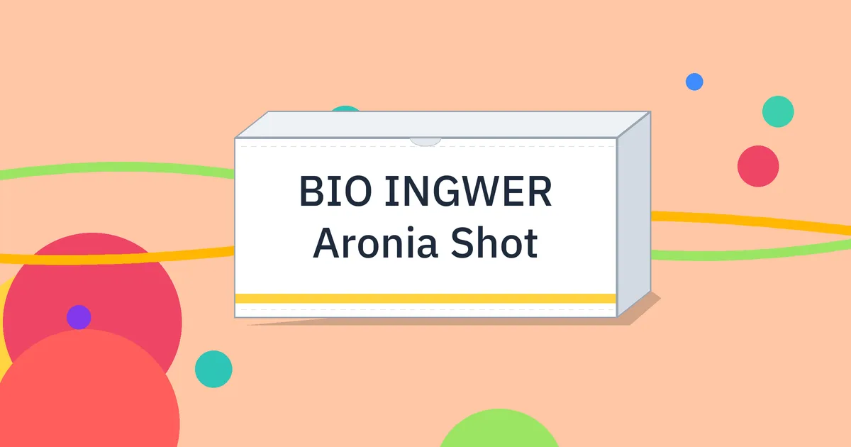 Symbolbild: Packung mit der Aufschrift BIO INGWER Aronia Shot (PZN 17197975) – Verfügbarkeit und Bezug in Apotheken in Frankfurt am Main