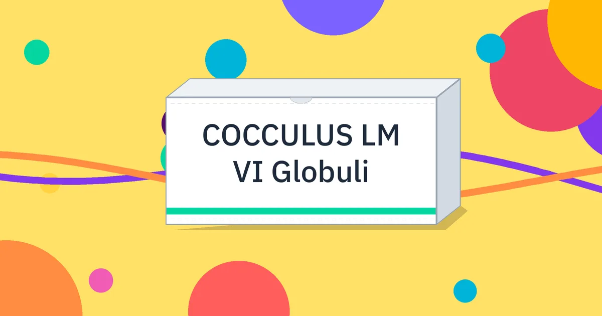 Symbolbild: Packung mit der Aufschrift COCCULUS LM VI Globuli (PZN 02659068) – Verfügbarkeit und Bezug in Apotheken in Frankfurt am Main