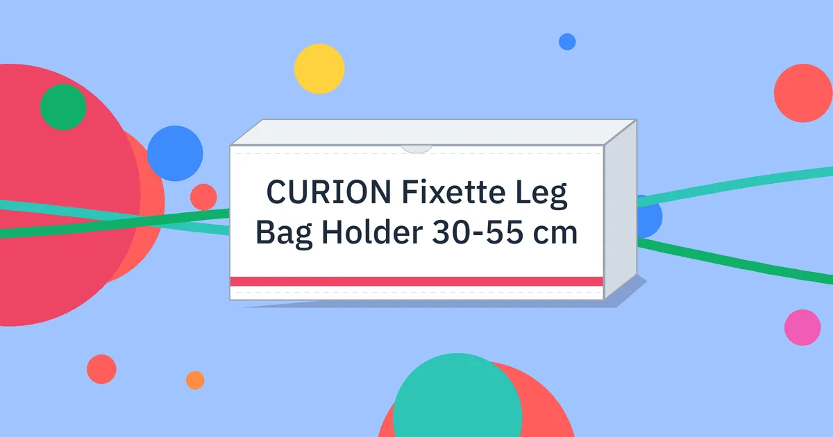 Symbolbild: Packung mit der Aufschrift CURION Fixette Leg Bag Holder 30-55 cm (PZN 20892532) – Verfügbarkeit und Bezug in Apotheken in Frankfurt am Main