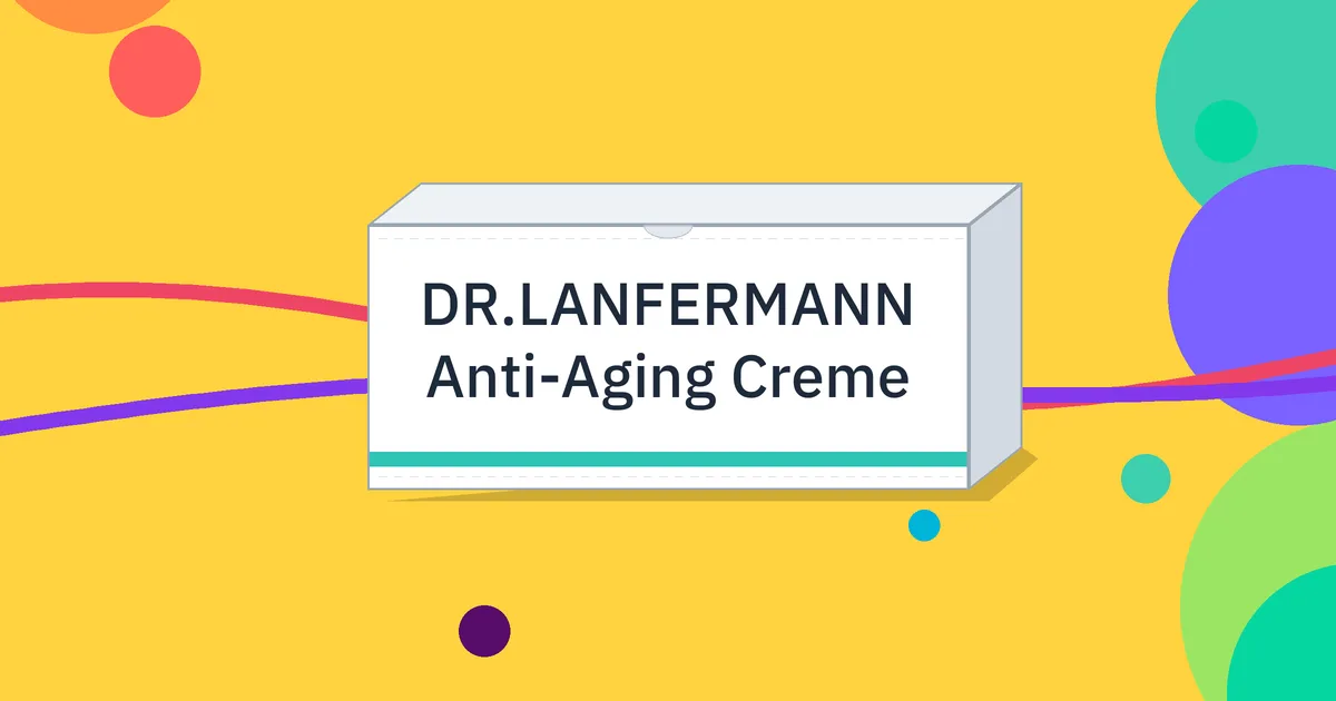 Symbolbild: Packung mit der Aufschrift DR.LANFERMANN Anti-Aging Creme (PZN 16363265) – Verfügbarkeit und Bezug in Apotheken in Frankfurt am Main