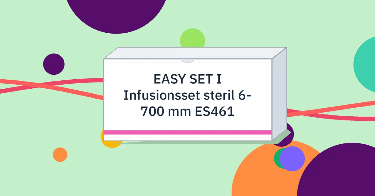 Symbolbild: Packung mit der Aufschrift EASY SET I Infusionsset steril 6-700 mm ES461 (PZN 17149574) – Verfügbarkeit und Bezug in Apotheken in Frankfurt am Main