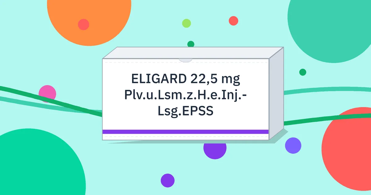 Symbolbild: Packung mit der Aufschrift ELIGARD 22,5 mg Plv.u.Lsm.z.H.e.Inj.-Lsg.EPSS (PZN 19264960) – Verfügbarkeit und Bezug in Apotheken in Frankfurt am Main