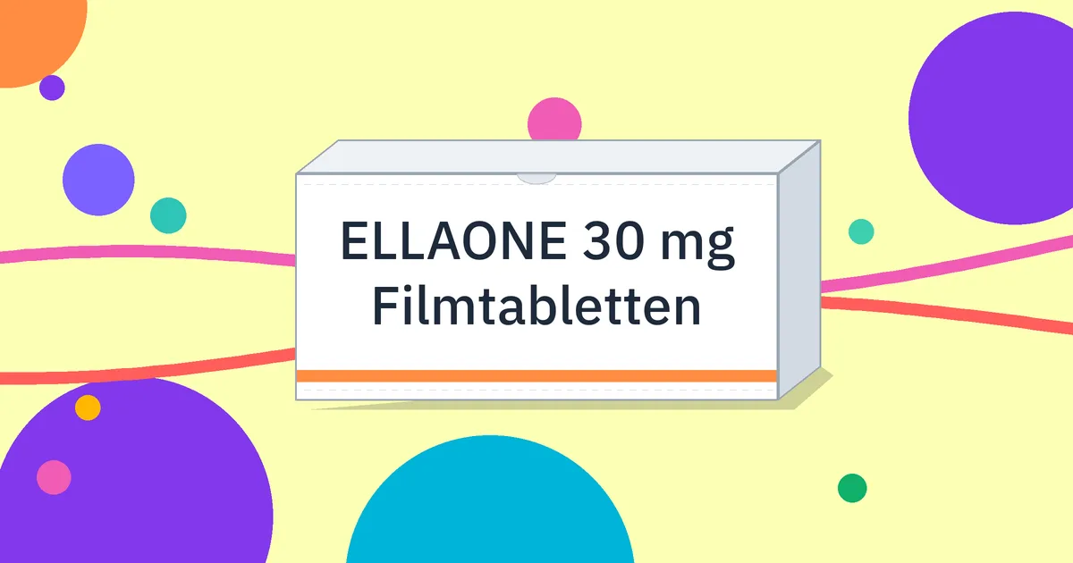 Symbolbild: Packung mit der Aufschrift ELLAONE 30 mg Filmtabletten (PZN 19119695) – Verfügbarkeit und Bezug in Apotheken in Frankfurt am Main