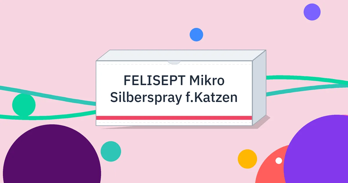 Symbolbild: Packung mit der Aufschrift FELISEPT Mikro Silberspray f.Katzen (PZN 19485017) – Verfügbarkeit und Bezug in Apotheken in Frankfurt am Main