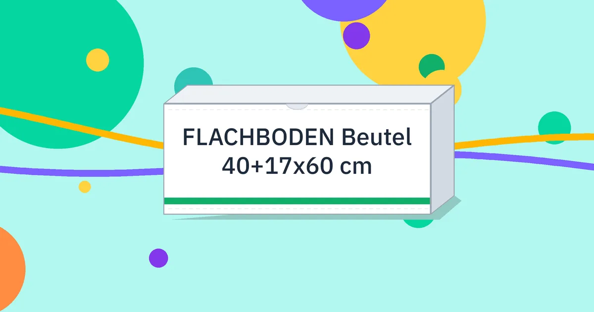 Symbolbild: Packung mit der Aufschrift FLACHBODEN Beutel 40+17x60 cm (PZN 07597811) – Verfügbarkeit und Bezug in Apotheken in Frankfurt am Main