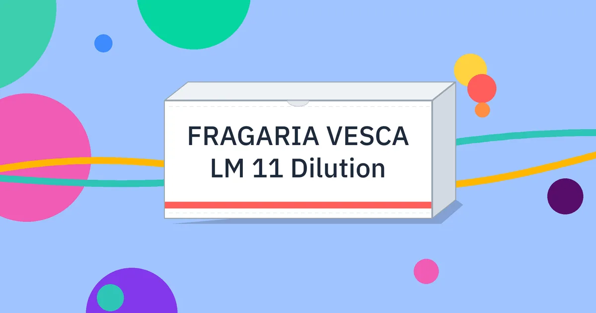 Symbolbild: Packung mit der Aufschrift FRAGARIA VESCA LM 11 Dilution (PZN 13490632) – Verfügbarkeit und Bezug in Apotheken in Frankfurt am Main