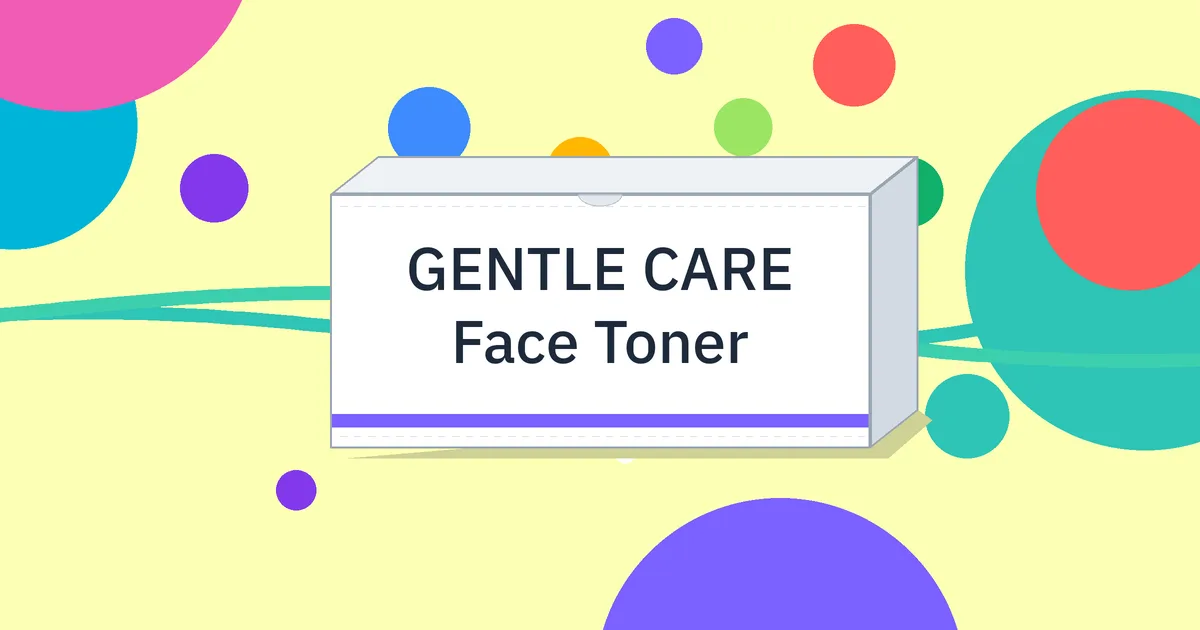 Symbolbild: Packung mit der Aufschrift GENTLE CARE Face Toner (PZN 19994960) – Verfügbarkeit und Bezug in Apotheken in Frankfurt am Main