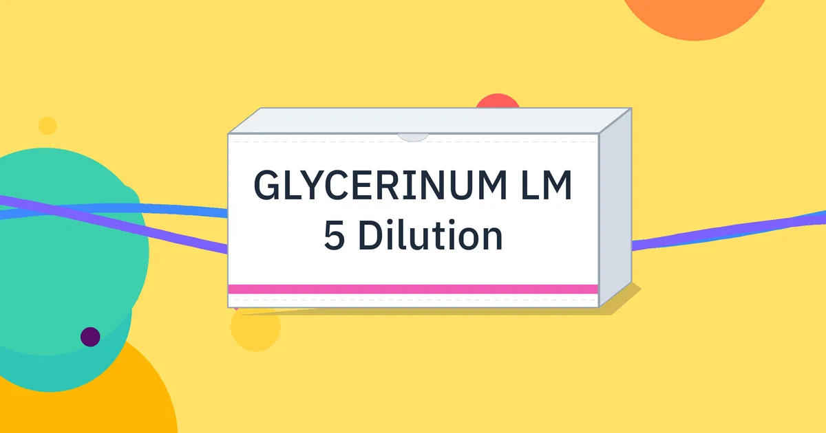 Symbolbild: Packung mit der Aufschrift GLYCERINUM LM 5 Dilution (PZN 12880259) – Verfügbarkeit und Bezug in Apotheken in Frankfurt am Main