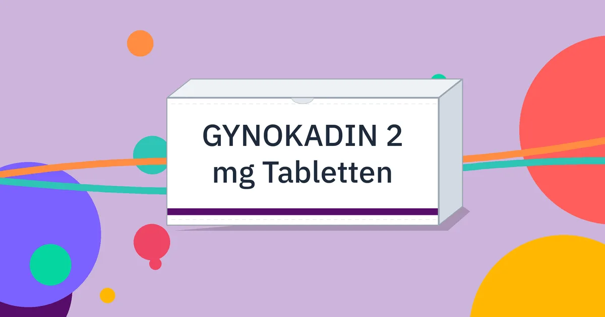 Symbolbild: Packung mit der Aufschrift GYNOKADIN 2 mg Tabletten (PZN 09640994) – Verfügbarkeit und Bezug in Apotheken in Frankfurt am Main