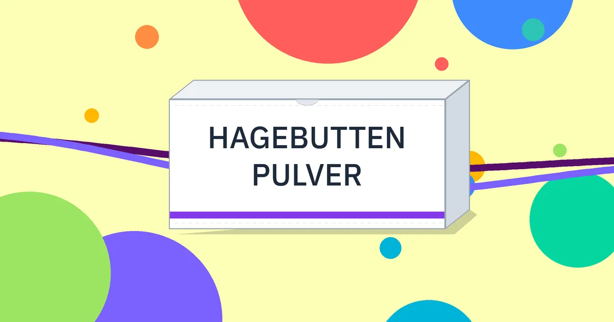 Symbolbild: Packung mit der Aufschrift HAGEBUTTEN PULVER (PZN 02888165) – Verfügbarkeit und Bezug in Apotheken in Frankfurt am Main