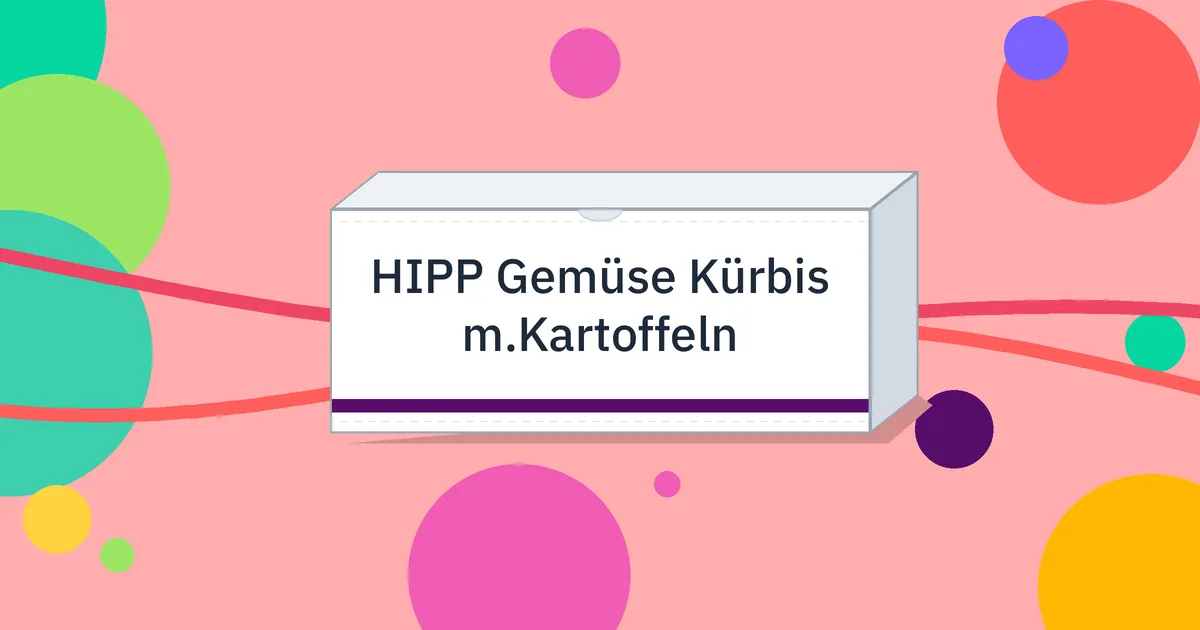 Symbolbild: Packung mit der Aufschrift HIPP Gemüse Kürbis m.Kartoffeln (PZN 05022590) – Verfügbarkeit und Bezug in Apotheken in Frankfurt am Main