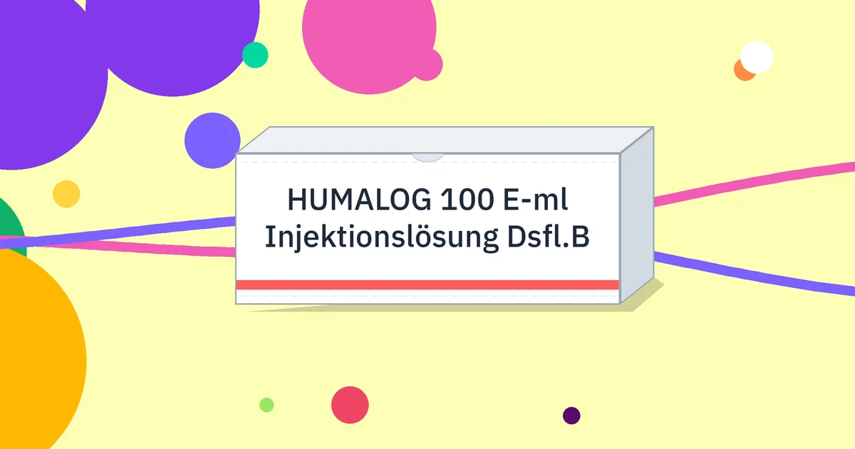 Symbolbild: Packung mit der Aufschrift HUMALOG 100 E-ml Injektionslösung Dsfl.B (PZN 11522440) – Verfügbarkeit und Bezug in Apotheken in Frankfurt am Main