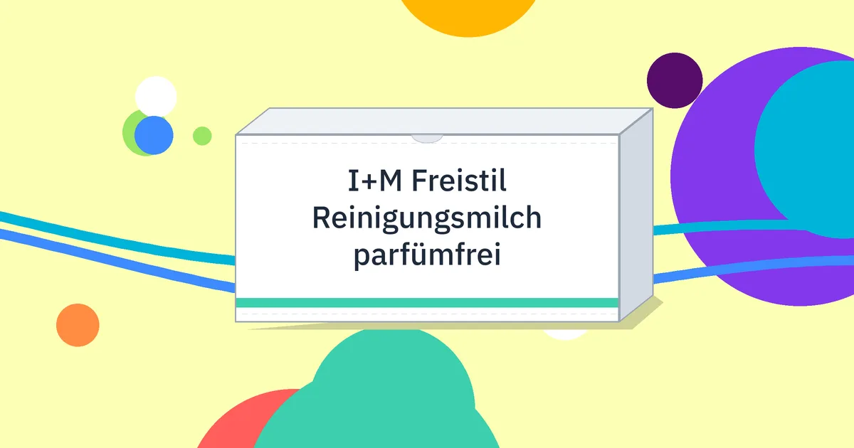 Symbolbild: Packung mit der Aufschrift I+M Freistil Reinigungsmilch parfümfrei (PZN 06722065) – Verfügbarkeit und Bezug in Apotheken in Frankfurt am Main