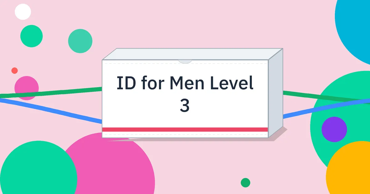 Symbolbild: Packung mit der Aufschrift ID for Men Level 3 (PZN 11597107) – Verfügbarkeit und Bezug in Apotheken in Frankfurt am Main