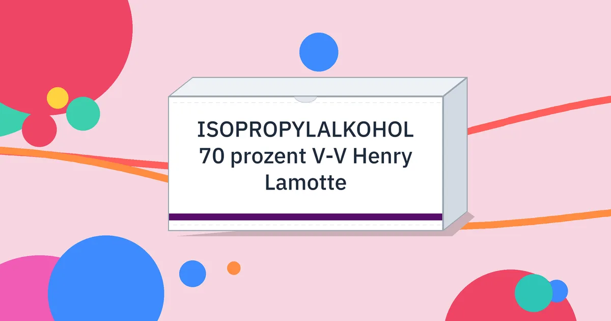 Symbolbild: Packung mit der Aufschrift ISOPROPYLALKOHOL 70 prozent V-V Henry Lamotte (PZN 10042761) – Verfügbarkeit und Bezug in Apotheken in Frankfurt am Main