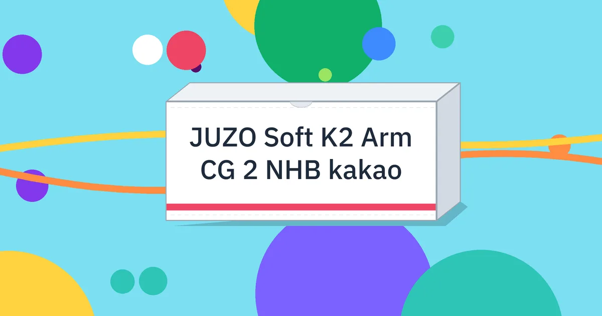 Symbolbild: Packung mit der Aufschrift JUZO Soft K2 Arm CG 2 NHB kakao (PZN 15511083) – Verfügbarkeit und Bezug in Apotheken in Frankfurt am Main